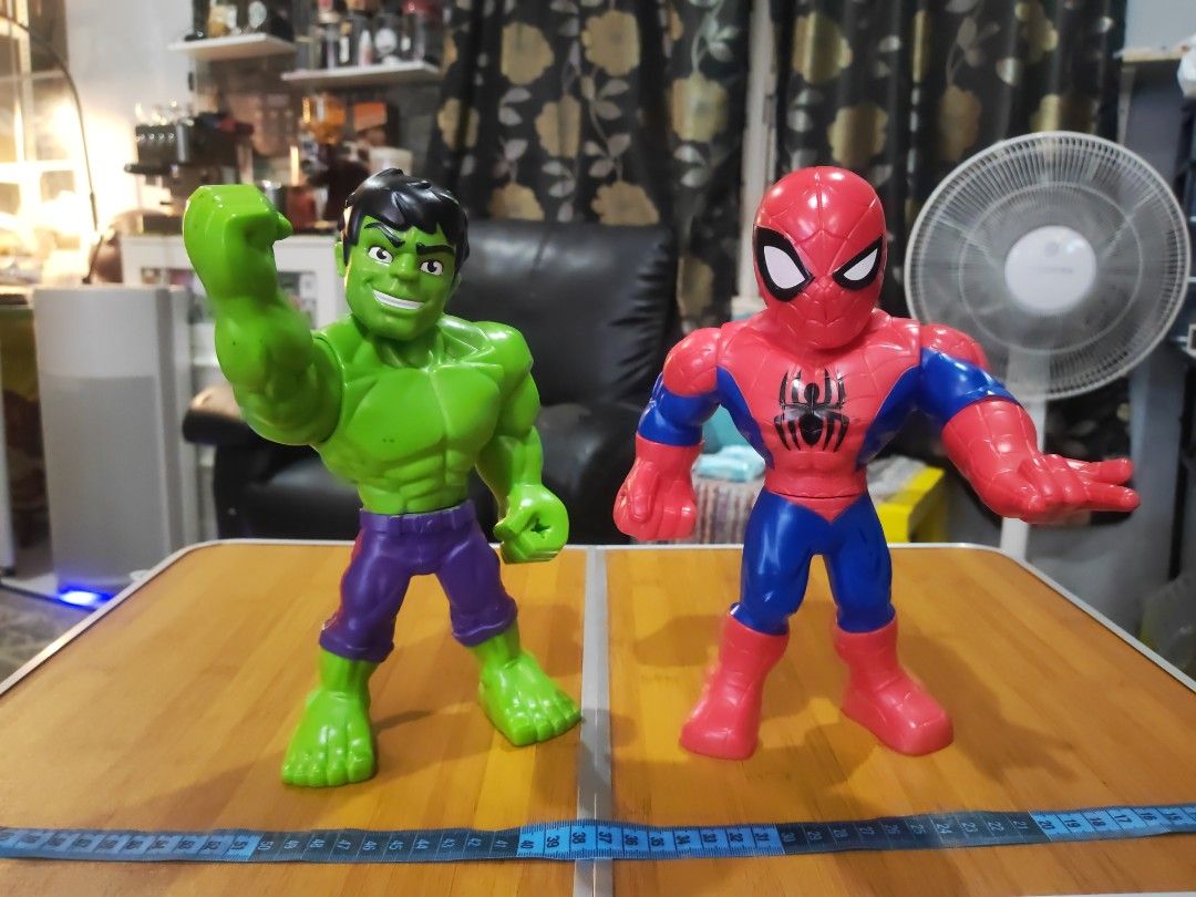 Spiderman & Hulk Original Hasbro, Hobbies & Toys, Toys & Games on Carousell
