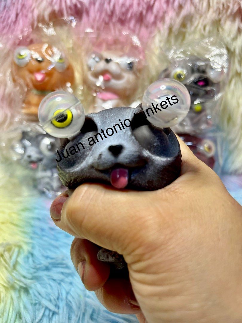 Squishy Dog Popping Out Eyes squeeze Toy on Carousell