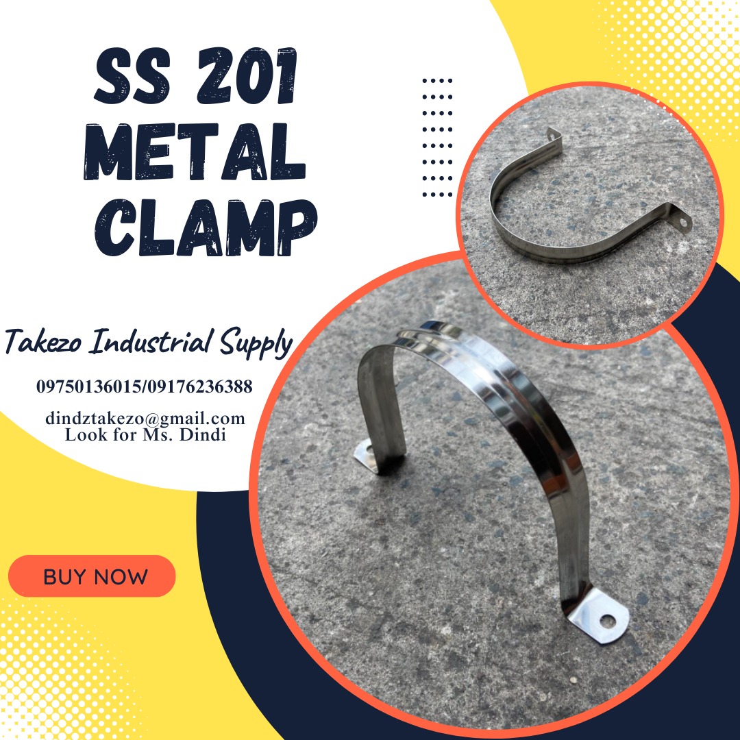 SS 201 Metal Clamp, Commercial & Industrial, Industrial Equipment on ...