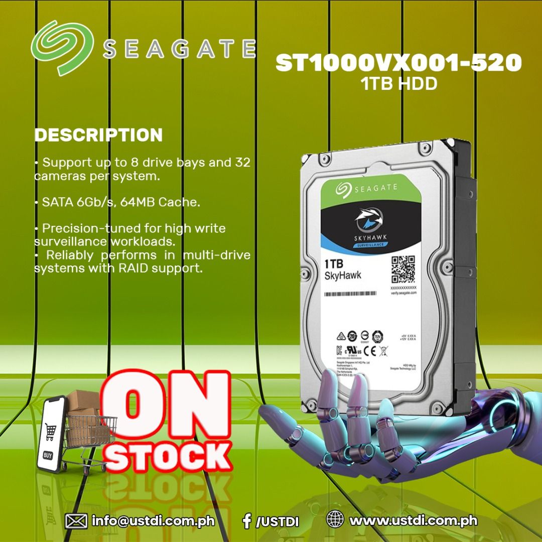ST1000VX001-520, Computers & Tech, Parts & Accessories, Hard Disks ...