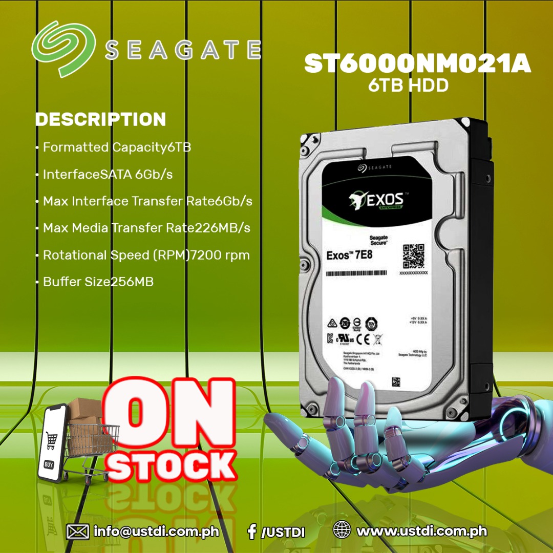 ST6000NM021A, Computers & Tech, Parts & Accessories, Hard Disks ...