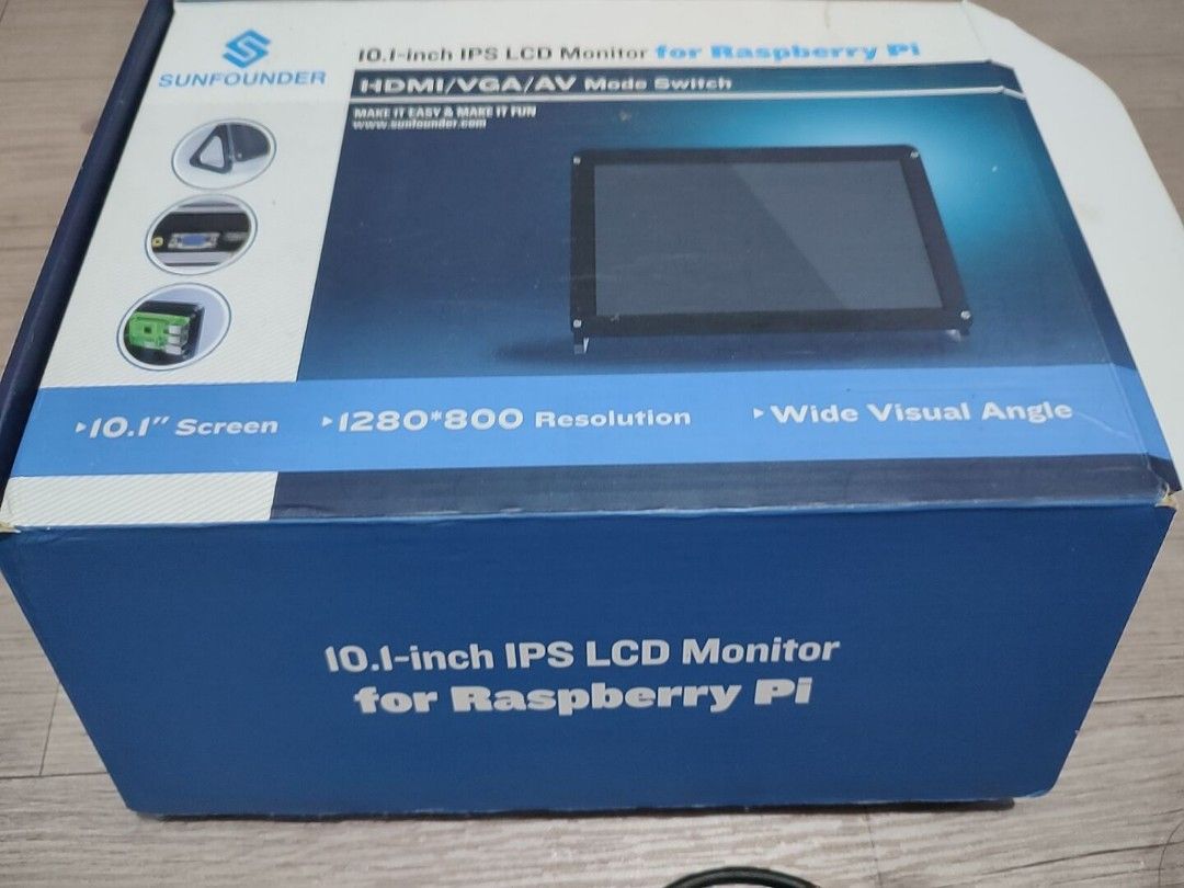 Sunfounder 10inch Monitor for Raspberry pi, Computers & Tech, Parts ...