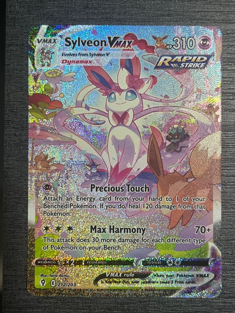 Sylveon VMax AA Alt Art Evolving Skies, Hobbies & Toys, Toys & Games on ...
