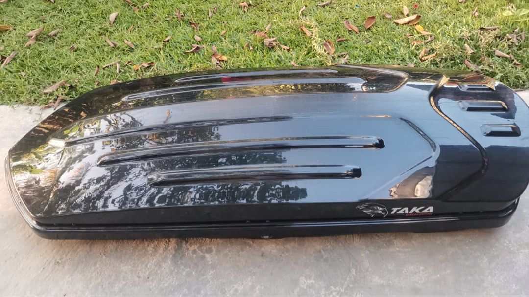 Taka roof box with rack, Auto Accessories on Carousell