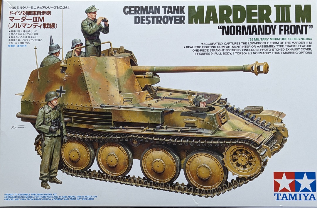 Tamiya 1/35 German Tank Destroyer Marder III M "Normandy Front ...
