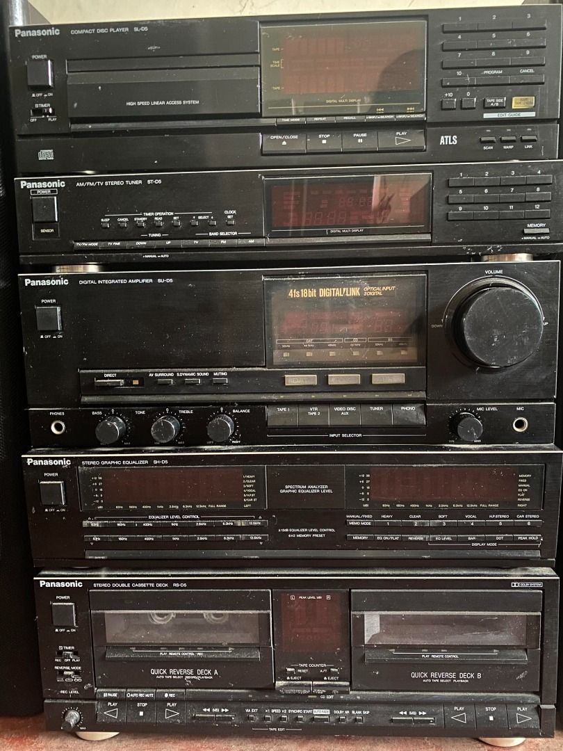 Technics Component Set 5 Layers Model: D-5000 on Carousell