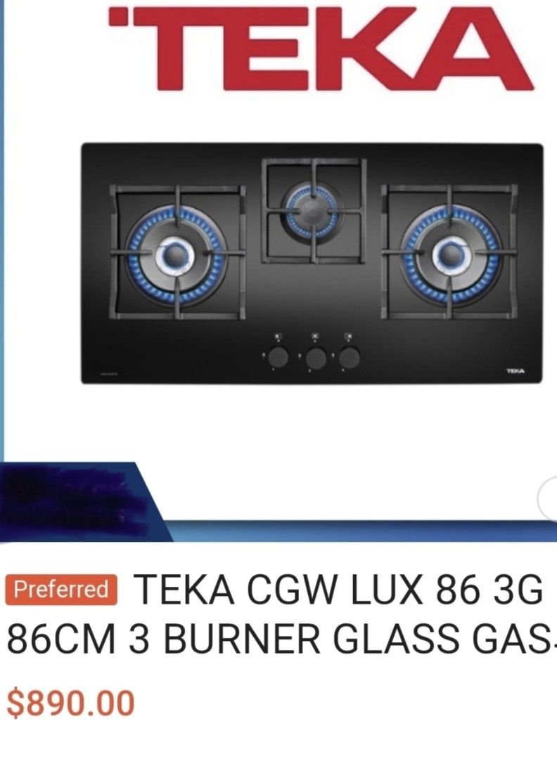 Teka Gas Cooker, TV & Home Appliances, Kitchen Appliances, Cookers on ...