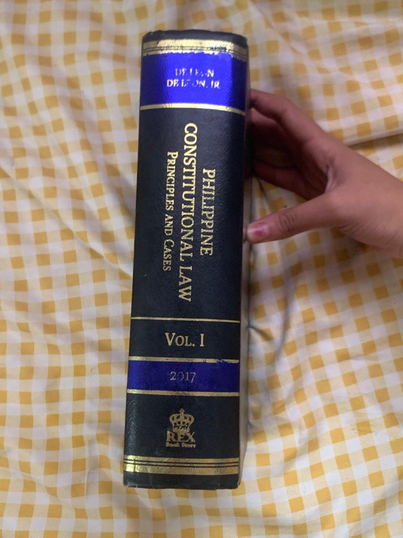 The Philippine Constitutional Law Vol 1, Hobbies & Toys, Books ...