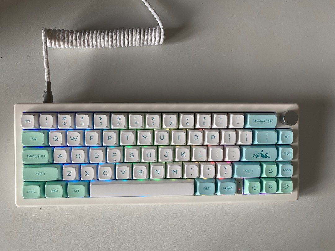 Thocky 65% Custom Mechanical Keyboard, Computers & Tech, Parts ...