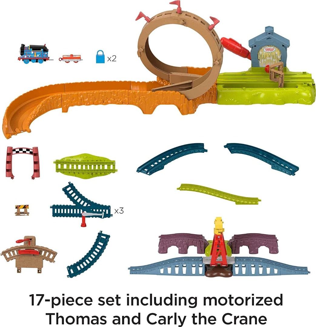 Thomas & Friends Trackmaster Motorized Launch & Loop Maintenance Yard ...