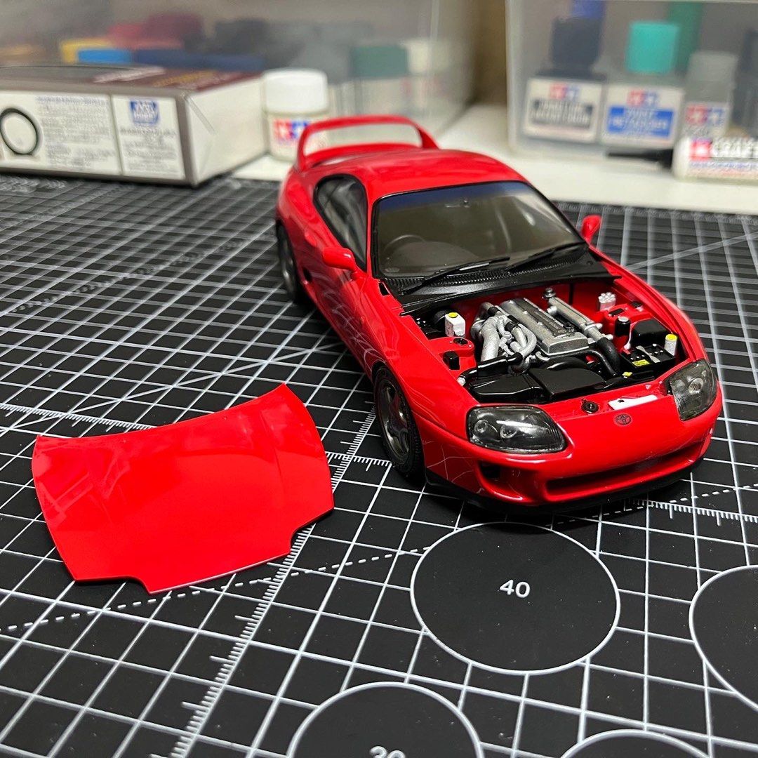 Toyota Supra Tamiya Model kit 1/24, Hobbies & Toys, Toys & Games on ...