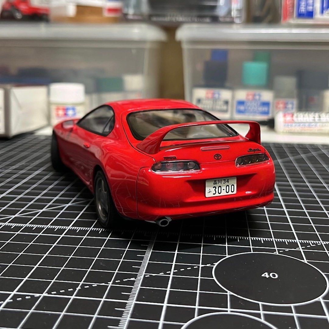 Toyota Supra Tamiya Model kit 1/24, Hobbies & Toys, Toys & Games on ...