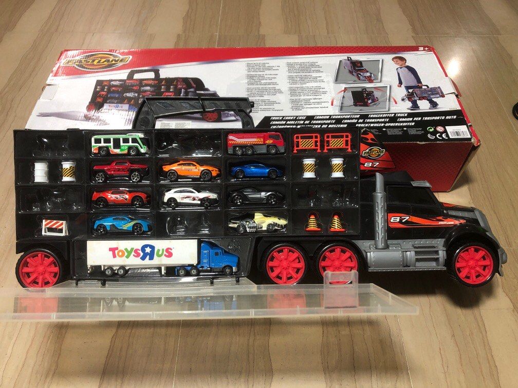 Toysrus Car Carry Case with lots of cars, Hobbies & Toys, Toys & Games ...