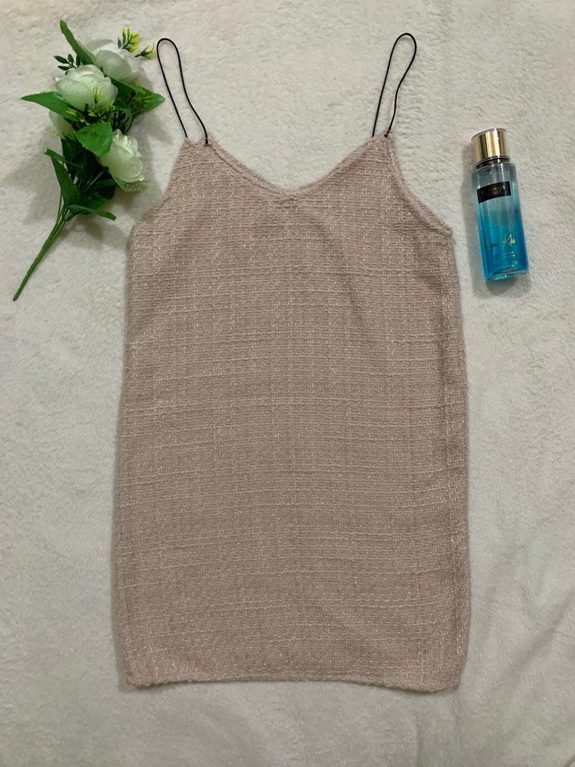 Tweed String Dress on Carousell