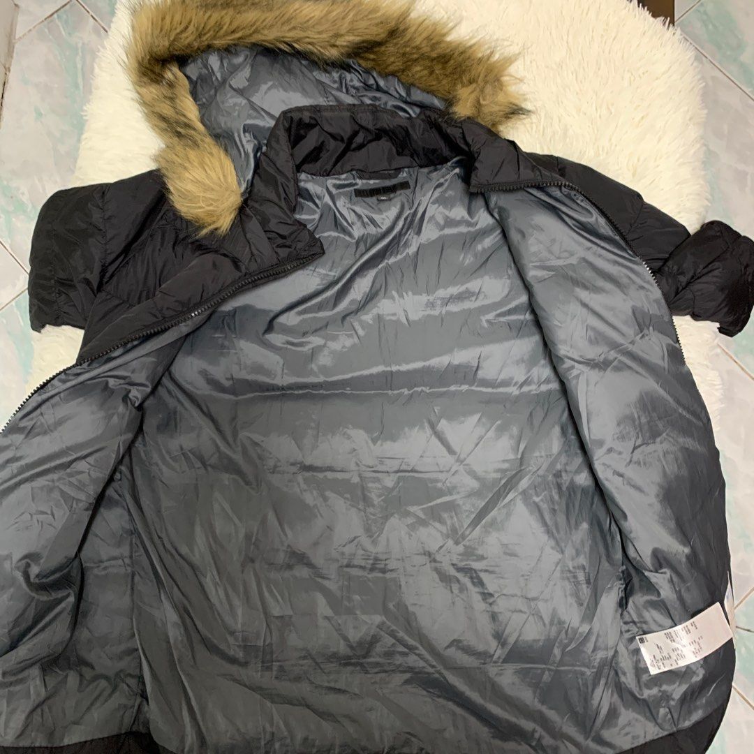 Uniqlo Puffer Winter Jacket with Detachable Hood, Women's Fashion ...