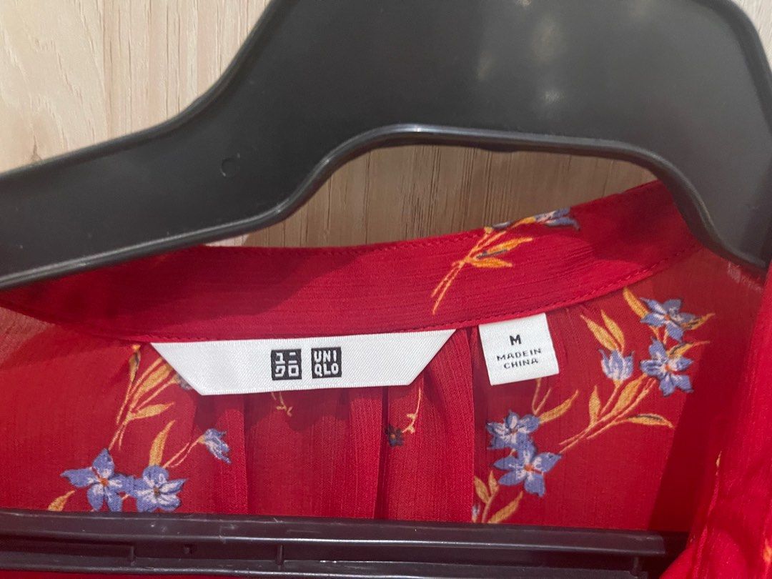 Uniqlo Red Dress on Carousell