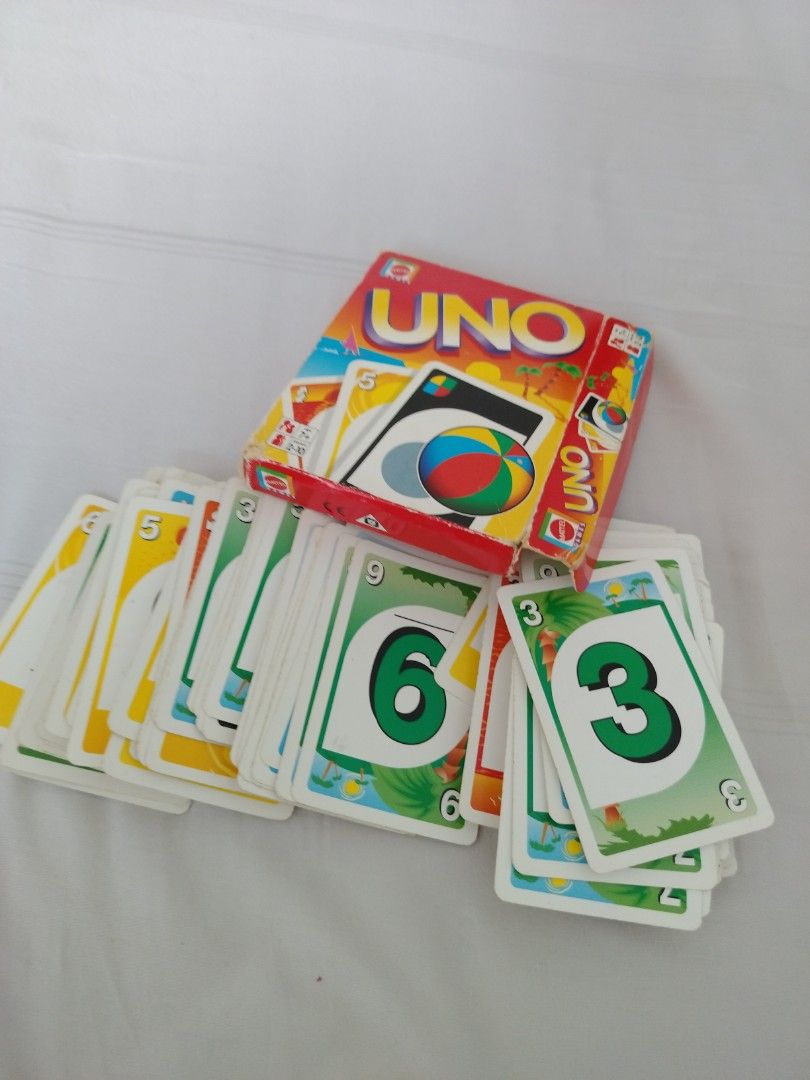 Uno card game. Complete 108 cards, Hobbies & Toys, Toys & Games on ...