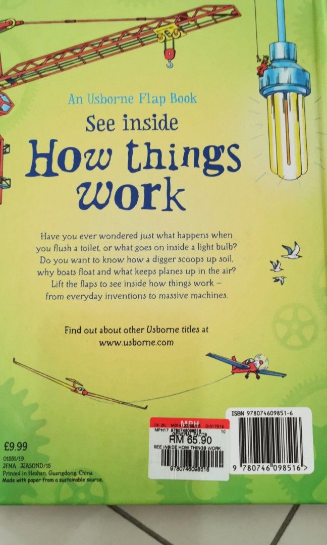 Usborne- how things work, Hobbies & Toys, Books & Magazines, Children's ...
