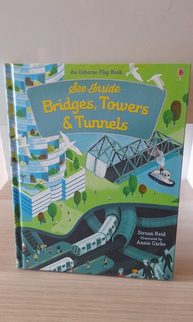 USBorne See inside bridges towers and tunnels, Hobbies & Toys, Books ...