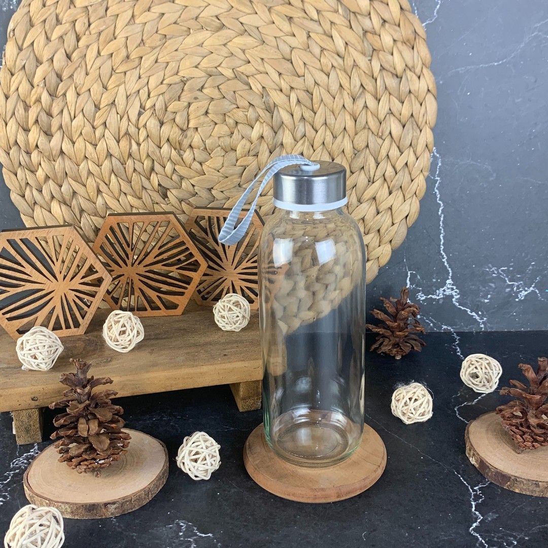 VAGABOND GLASS WATER BOTTLE 450 mL / Botol Minum Kaca Ramah Lingkungan ...