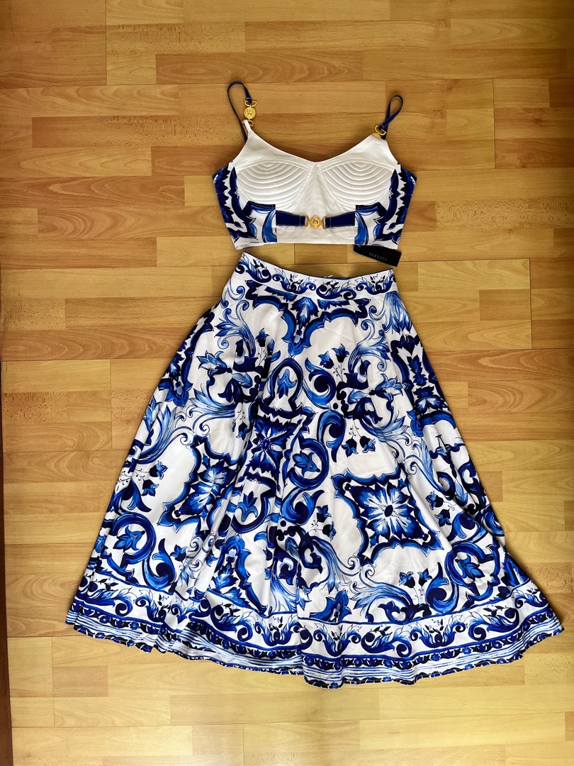 Versace two piece set, Women's Fashion, Dresses & Sets, Sets or ...