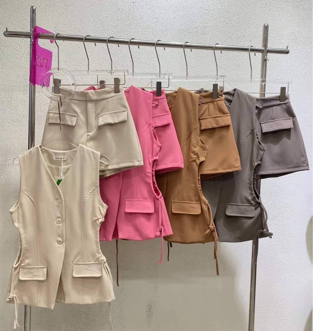 Vest and Skort Set, Women's Fashion, Dresses & Sets, Sets or ...