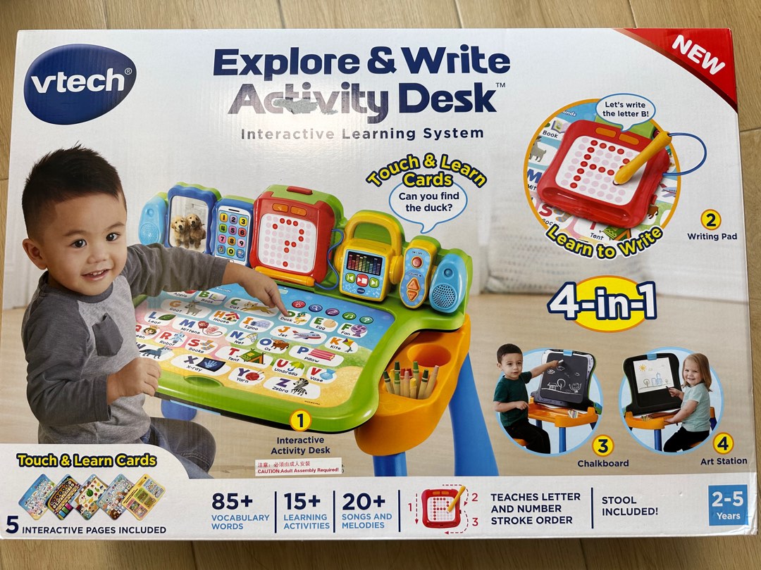 Vetch 4in1 activities desk, 兒童＆孕婦用品, 嬰兒玩具 - Carousell