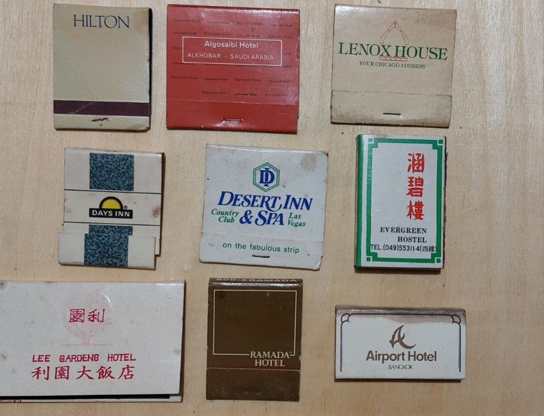 Vintage Collectible Souvenir Hotel Inns Restaurants Bars Cafe Matches ...