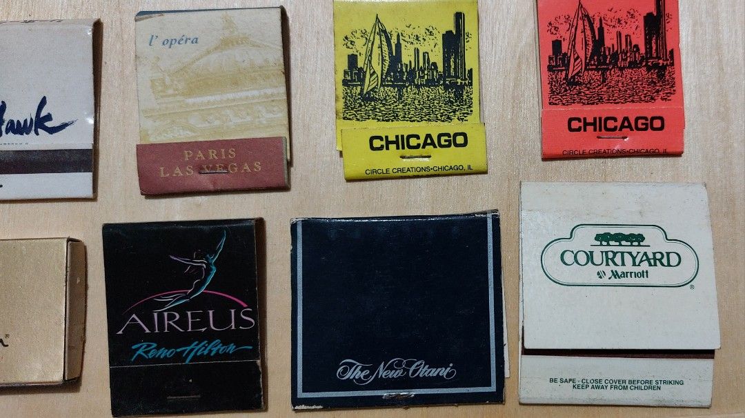 Vintage Collectible Souvenir Hotel Inns Restaurants Bars Cafe Matches ...