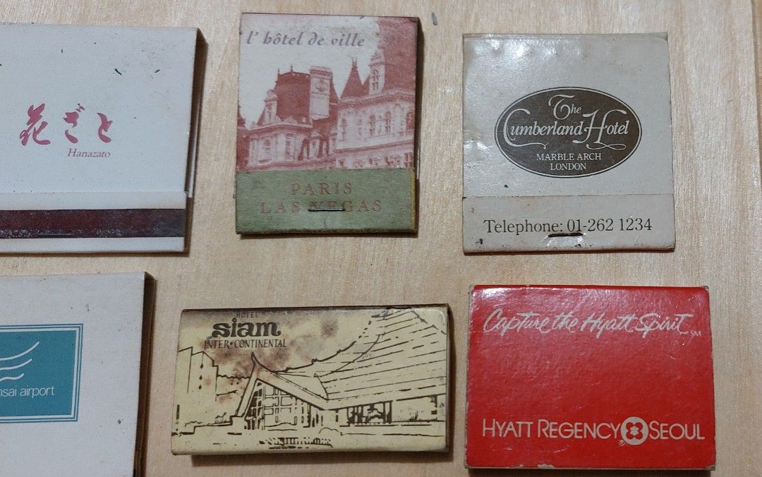 Vintage Collectible Souvenir Hotel Inns Restaurants Bars Cafe Matches ...