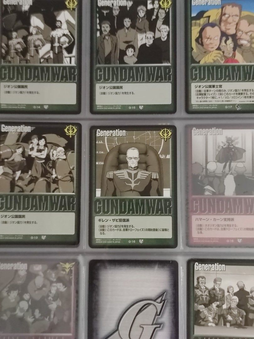 Vintage Gundam War Cards Collection (1999-2000), Hobbies & Toys, Toys ...
