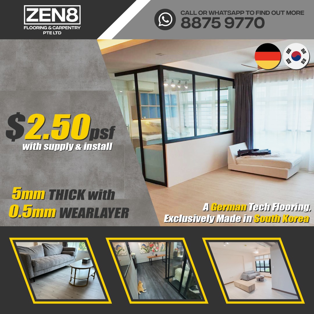 Vinyl Flooring $2.50psf!! Instalment plan available (5 STARS REVIEW ...