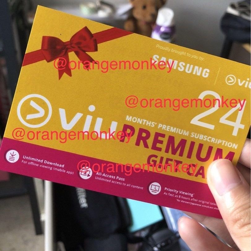 Viu Physical Card by Samsung, Video Gaming, Gaming Accessories, Game ...