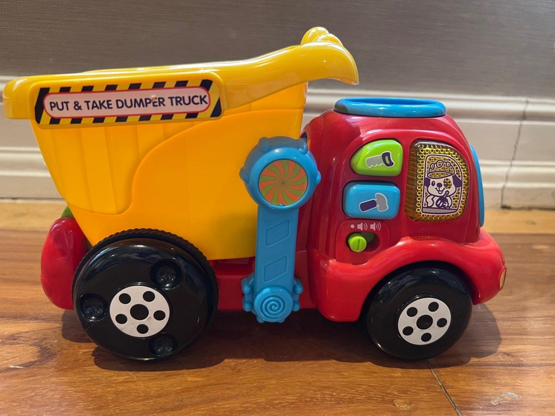 VTECH battery operated toy dump truck will balls on Carousell