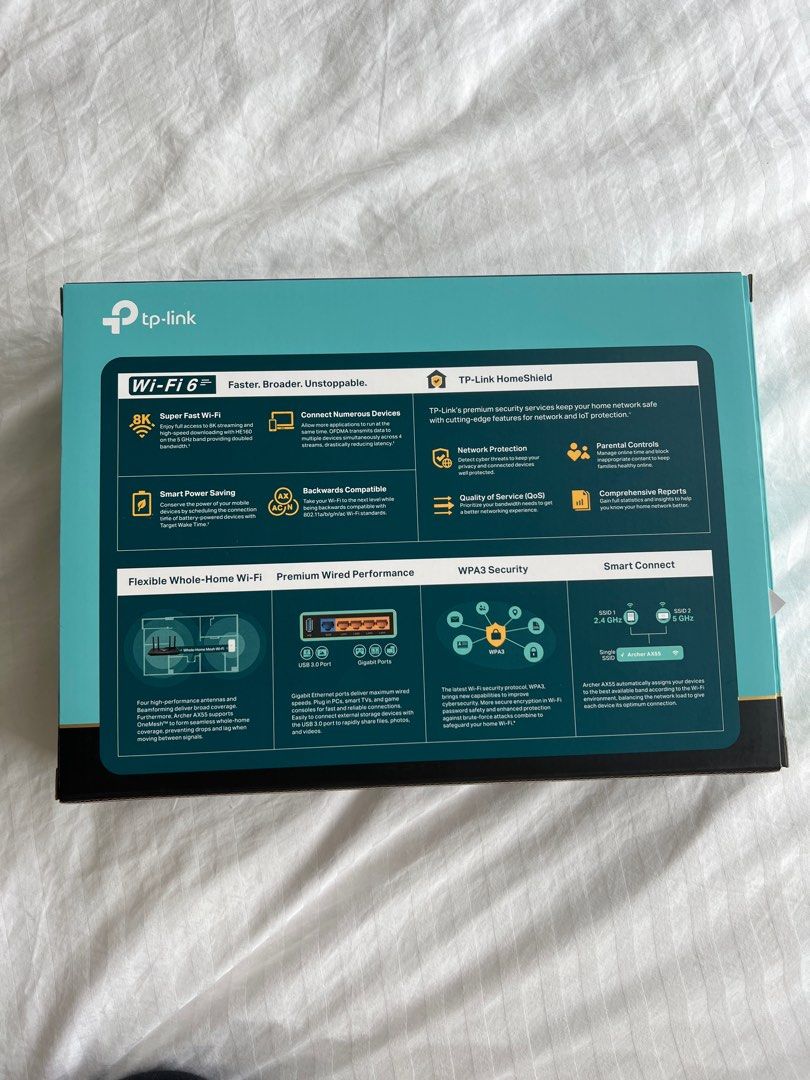 Wifi 6 Router AX3000 TP-Link Dual-Band, 電腦＆科技, 電腦周邊及配件, Wifi及上網相關產品 ...