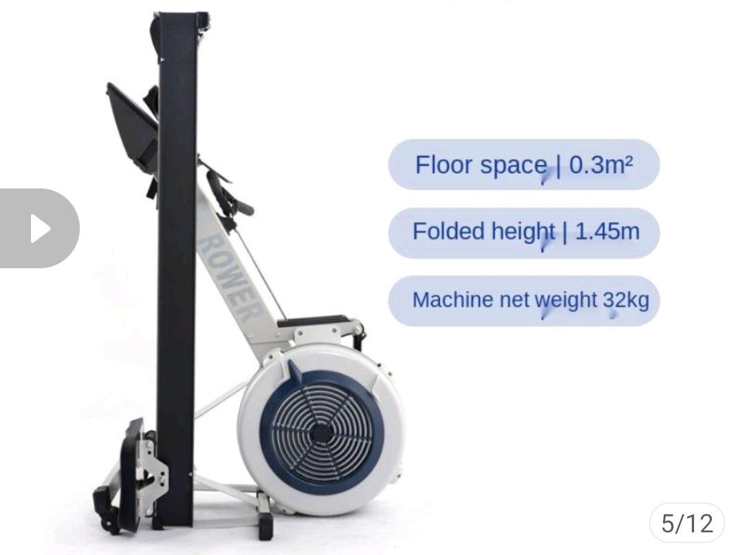 Wind rowing machine - concept 2 alike, Sports Equipment, Exercise ...