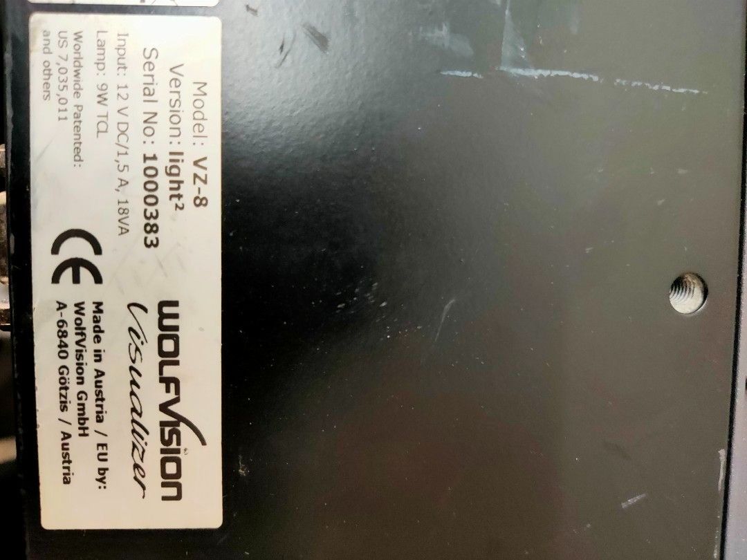 WOLFVISION Visualizer,CRESTRON 12 inch TPS -4500 Tilt Touchpanel,NG ...