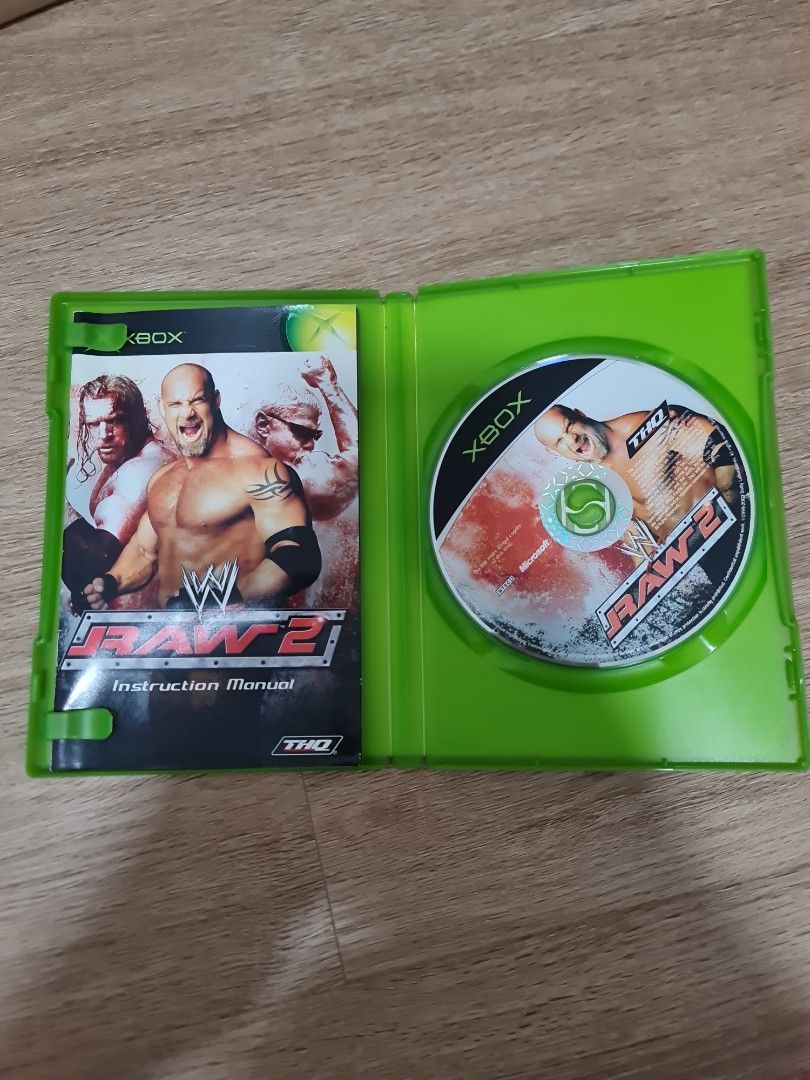 XBOX Game WWF RAW 2, Video Gaming, Video Games, Xbox on Carousell