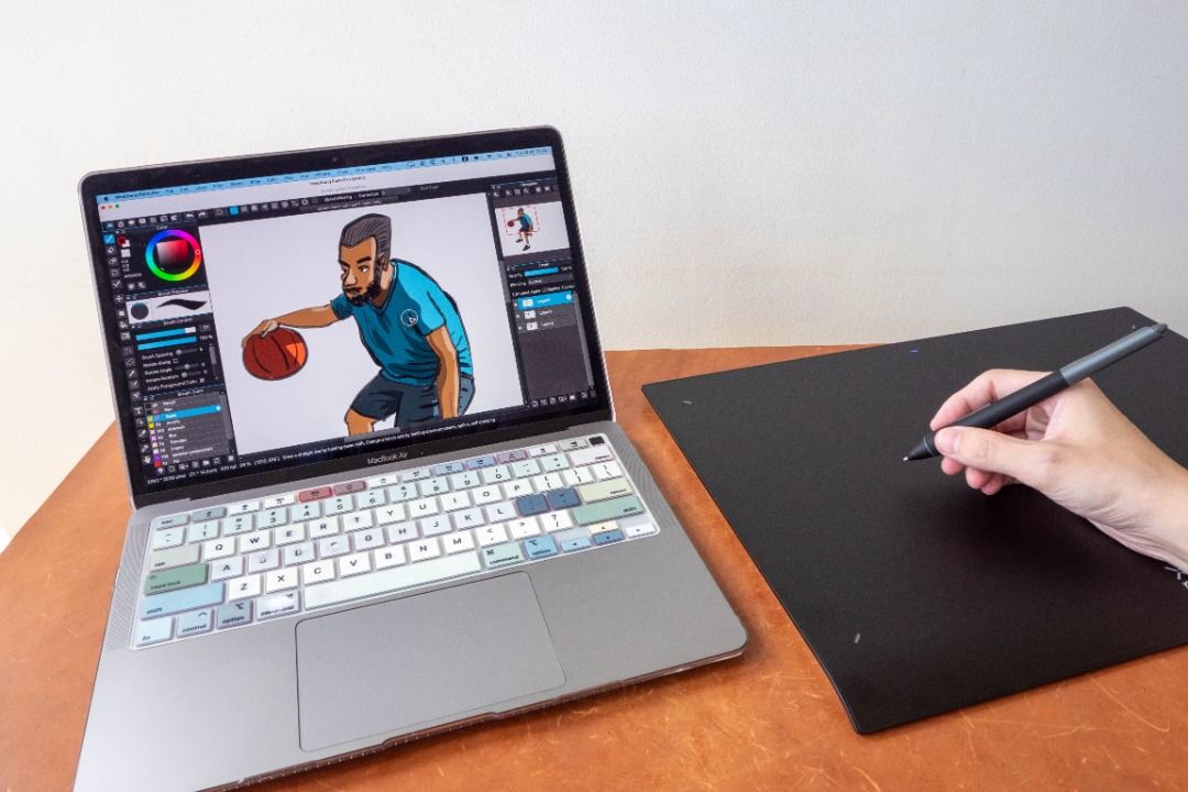 XP Pen Deco Pro (gen 2) XLW drawing tablet, Computers & Tech, Parts ...
