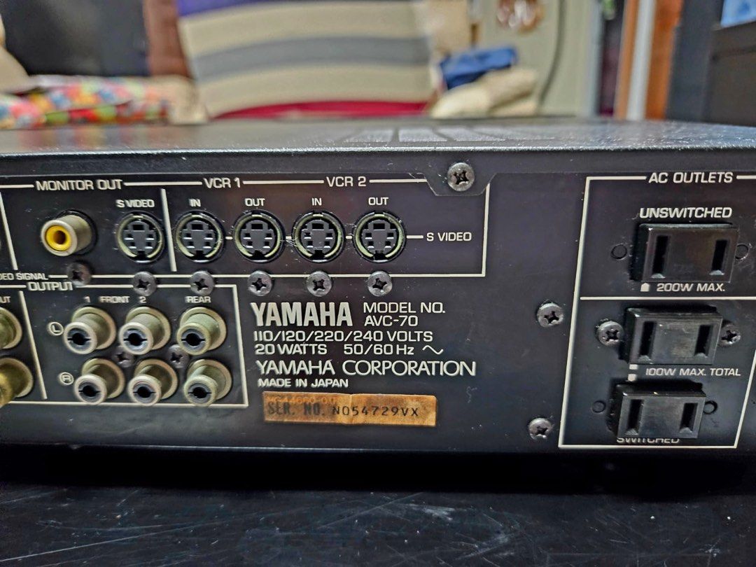 YAMAHA AVC-70 Stereo Control Amplifier, Audio, Other Audio Equipment on ...