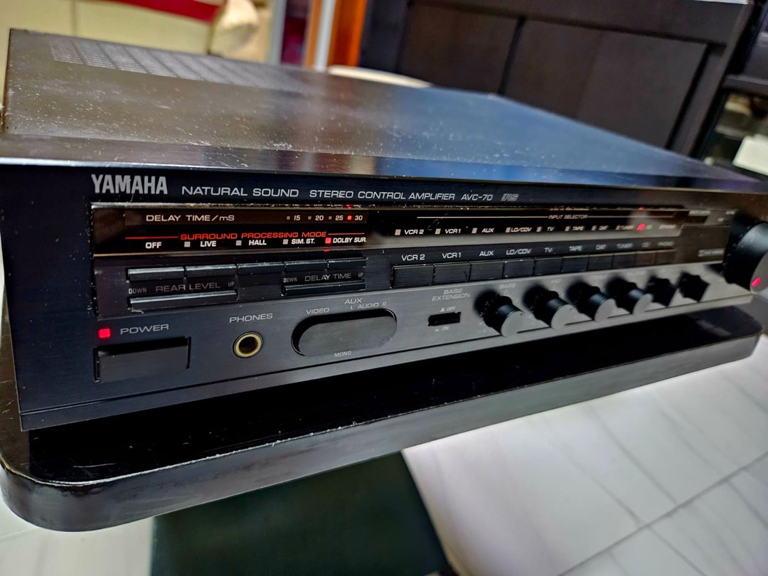 YAMAHA AVC-70 Stereo Control Amplifier, Audio, Other Audio Equipment on ...