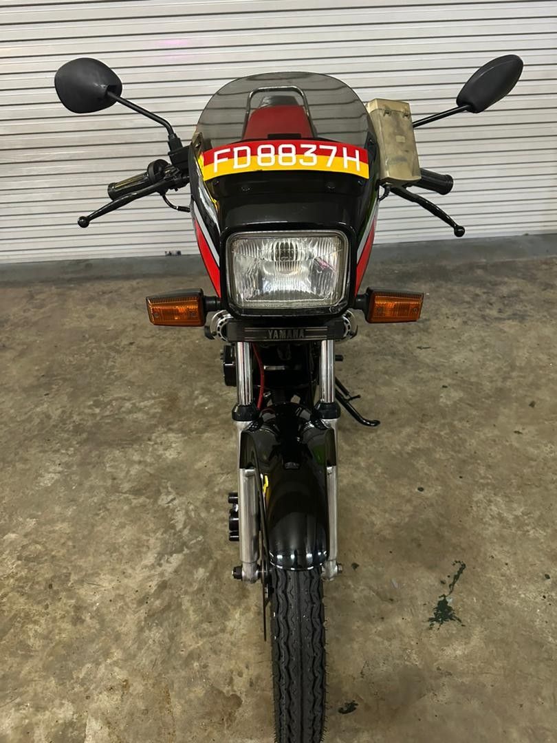 Yamaha RXZ 55K Japan rebuild. Classic plate, Motorcycles, Motorcycle ...