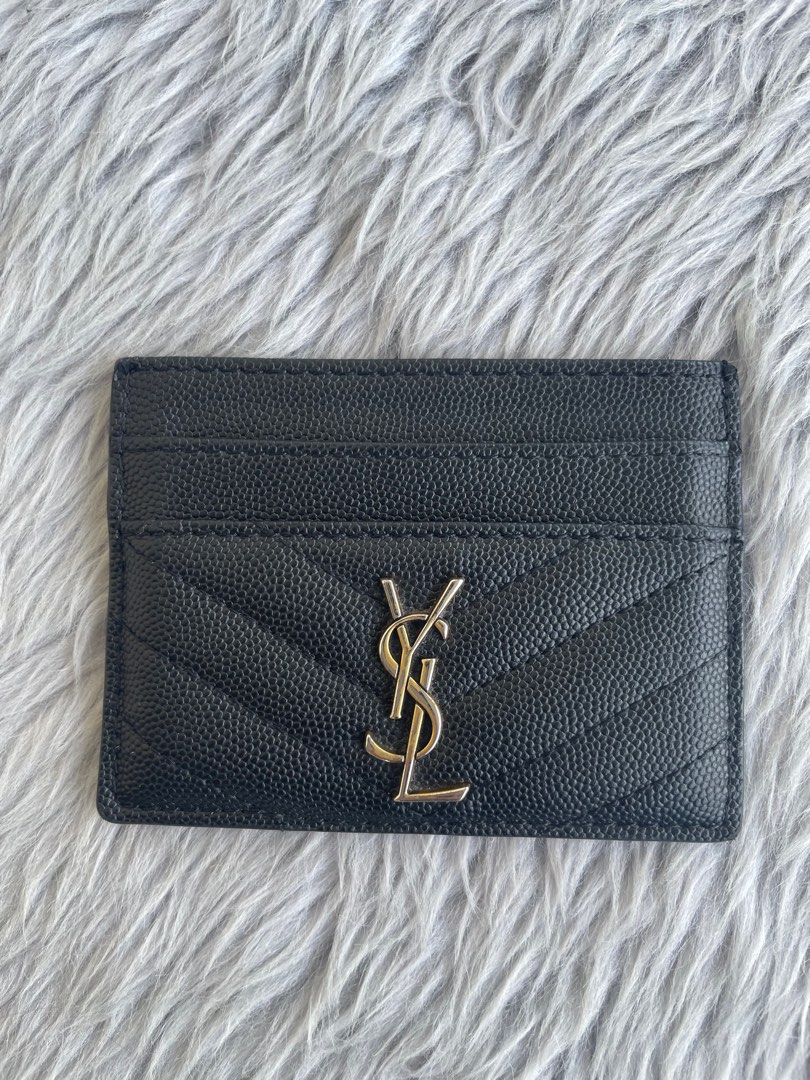 YSL Card Holder, Luxury, Bags & Wallets on Carousell
