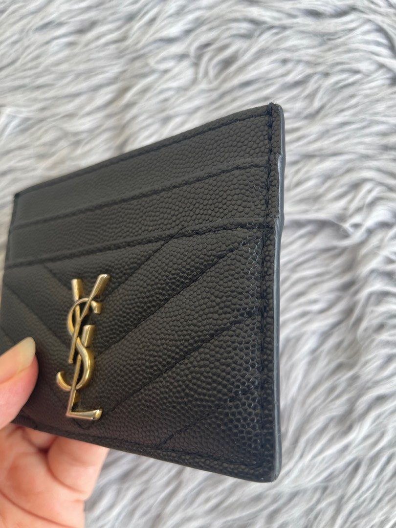 YSL Card Holder, Luxury, Bags & Wallets on Carousell