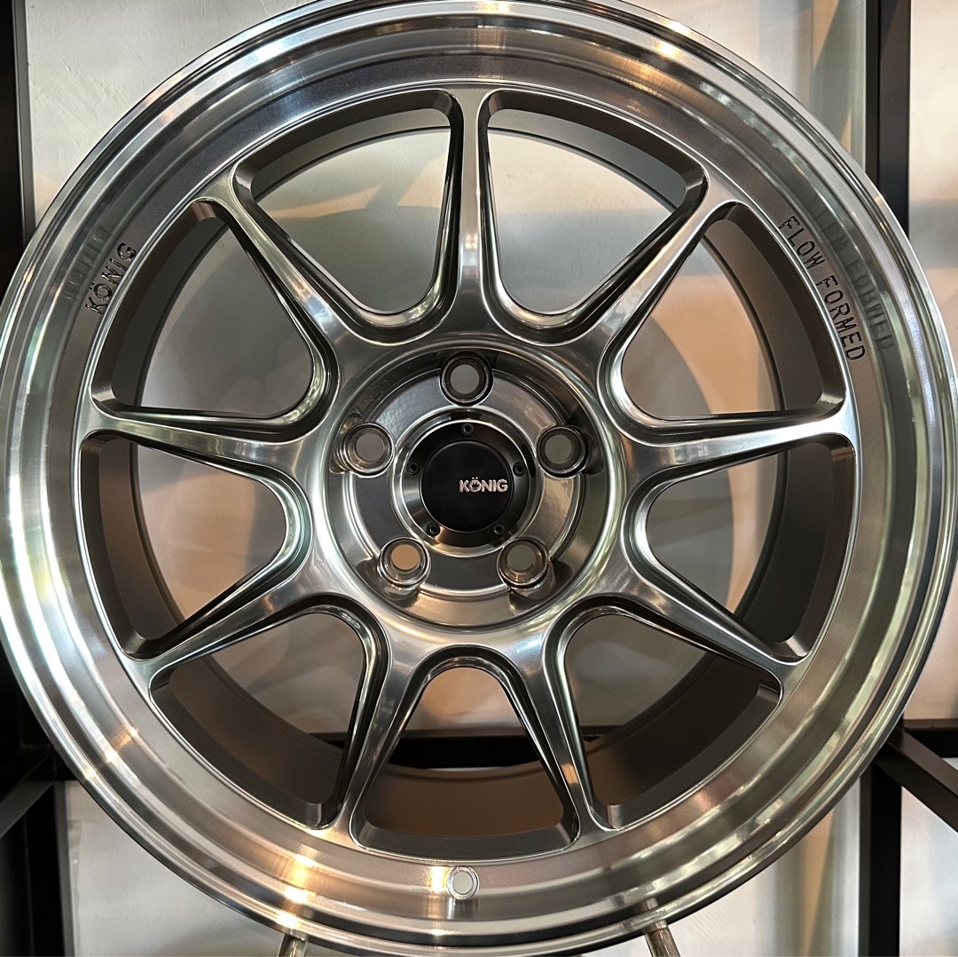 18” 5x114.3 Konig Countergram Rim, Car Accessories, Tyres & Rims on ...