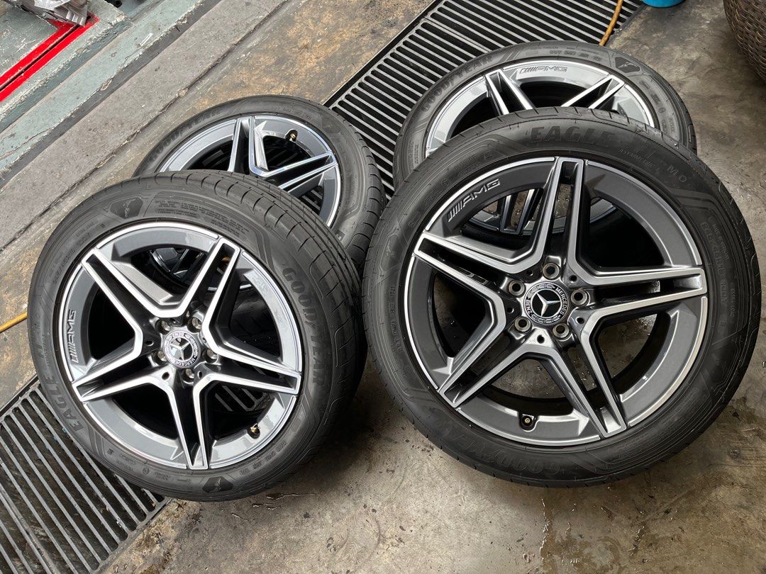 18” Mercedes Benz Original AMG wheel set ( From w213 New E-Class), Car Accessories, Tyres & Rims ...