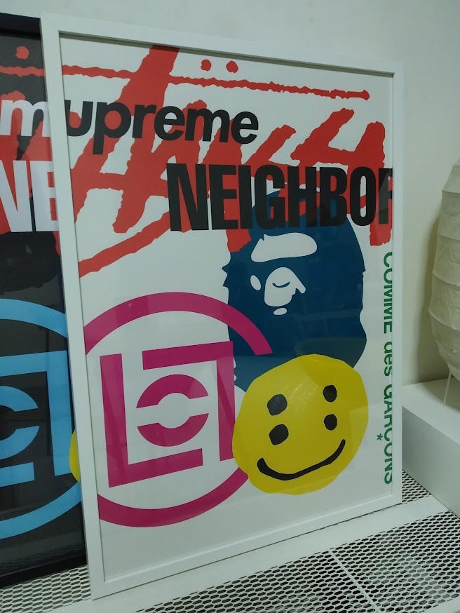 1 PCS STUSSY SUPREME NEIGHBORHOOD BAPE CLOT CDG CPFM ART WALL DECOR ...