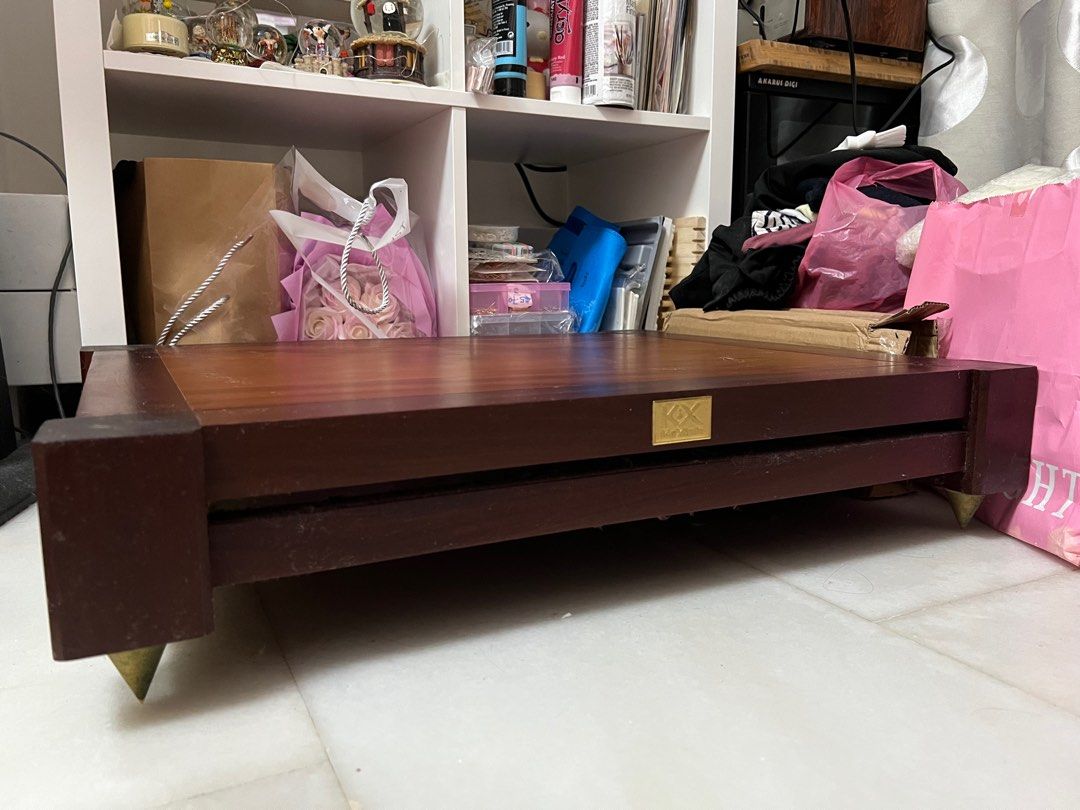 1-Tier Hi-Fi Rack (rosewood), Audio, Other Audio Equipment on Carousell