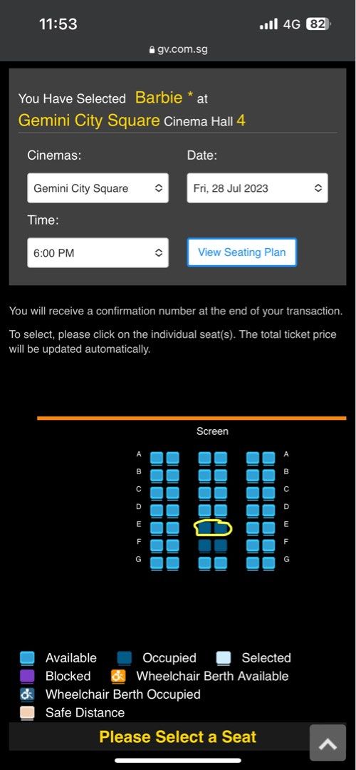 28 July - Barbie Movie @ GV city square, Tickets & Vouchers, Event ...