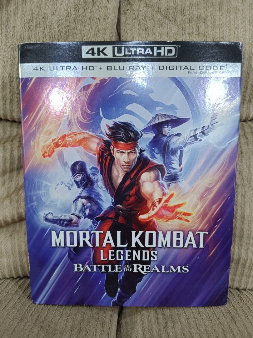 4K Blu-ray Mortal Kombat Legends Battle of the Realms on Carousell